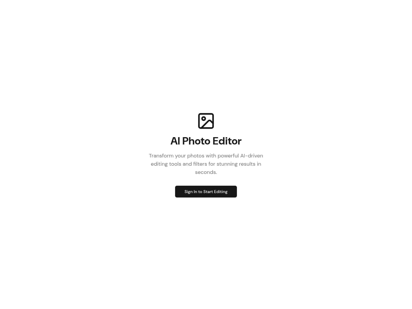 AI Photo Editor