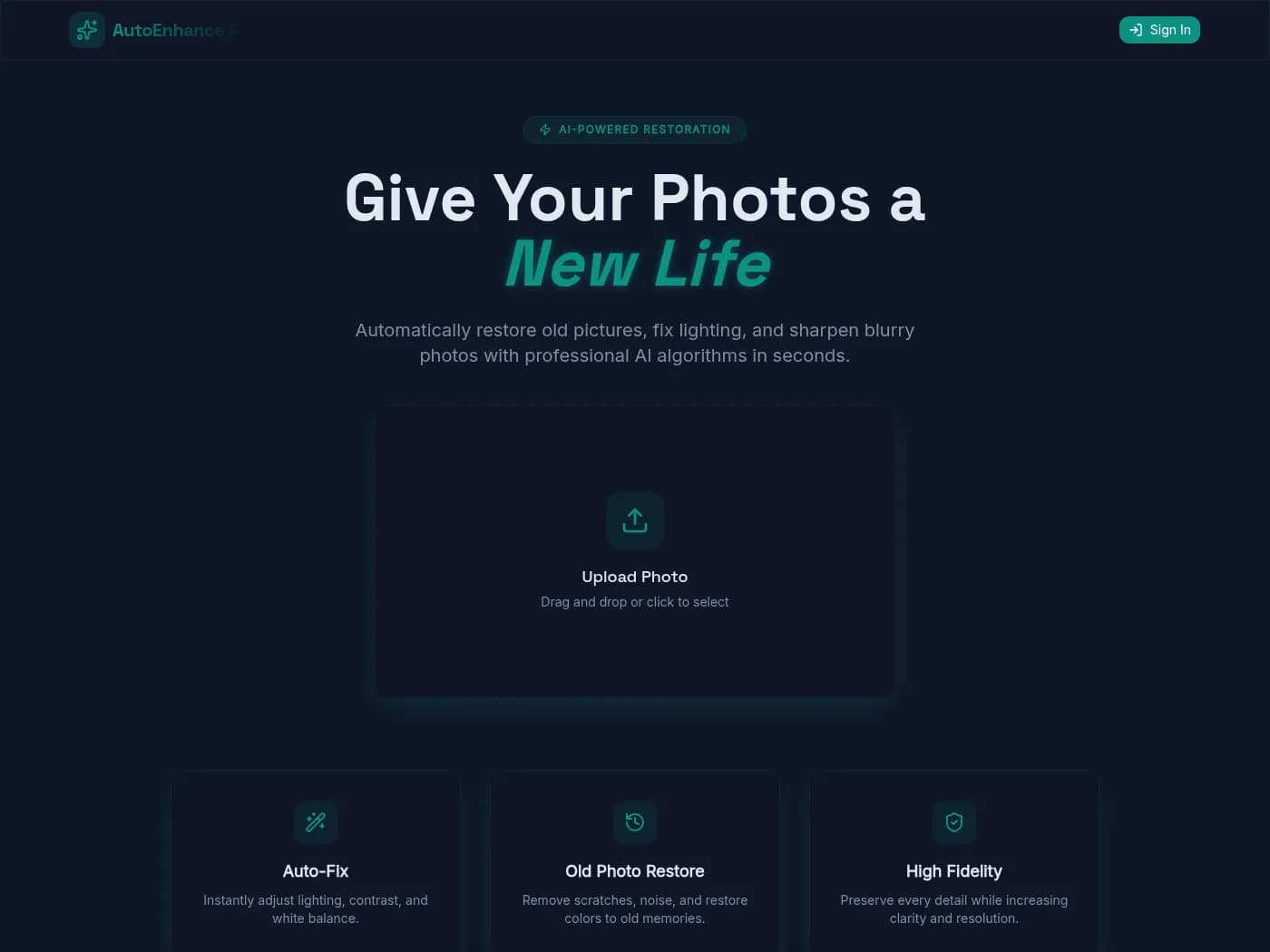 Auto Photo Enhancer AI