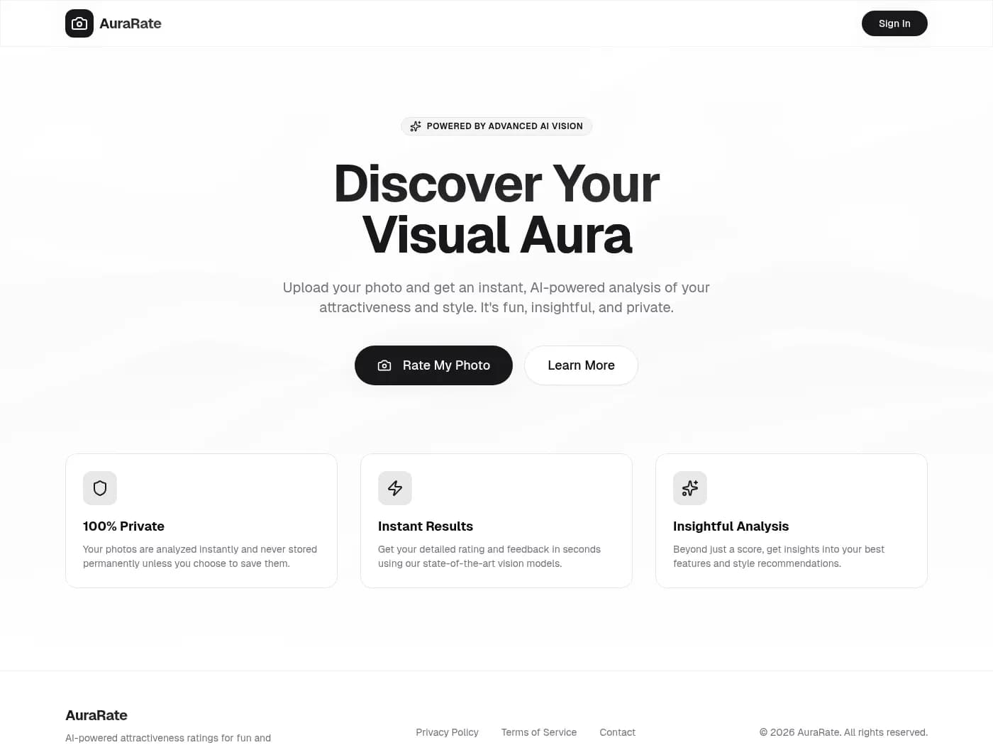 AI Attractiveness Rater