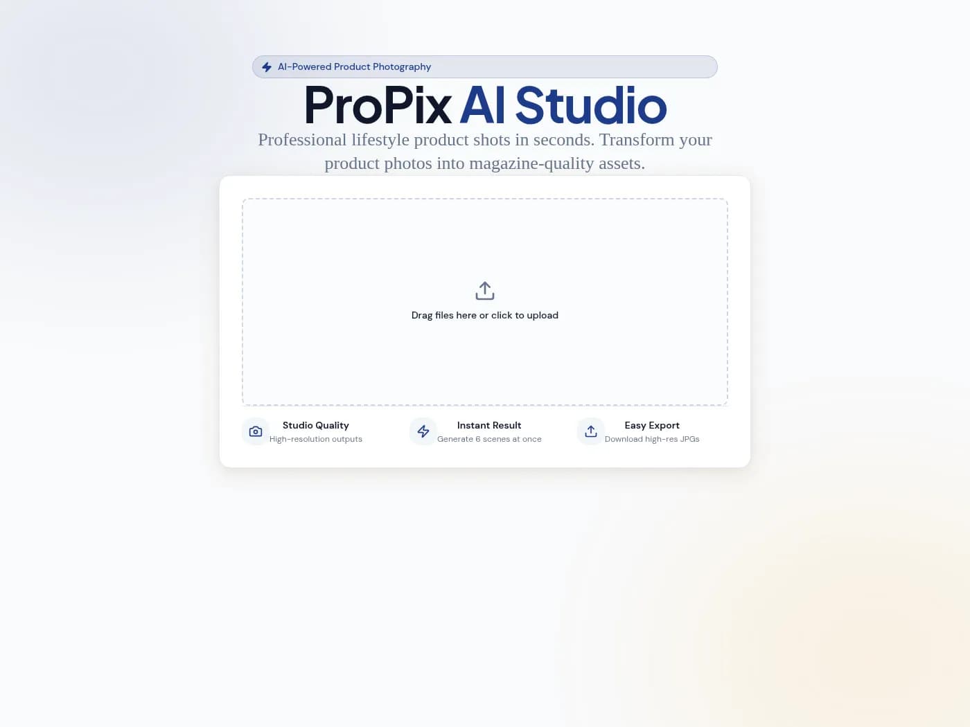 ProPix AI Studio