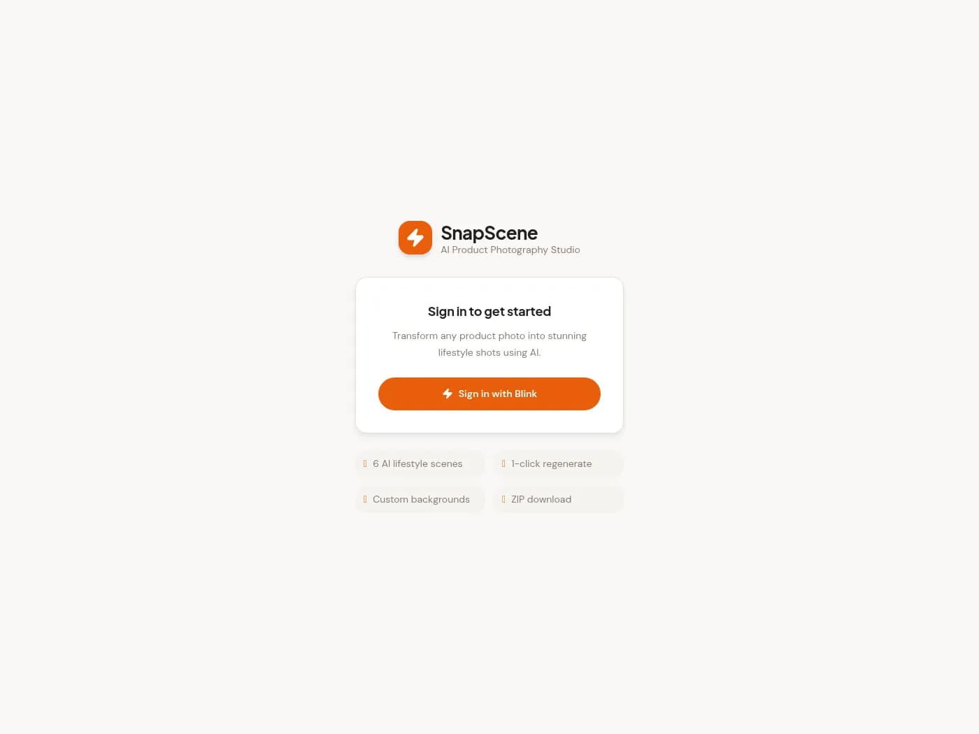 SnapScene AI Studio