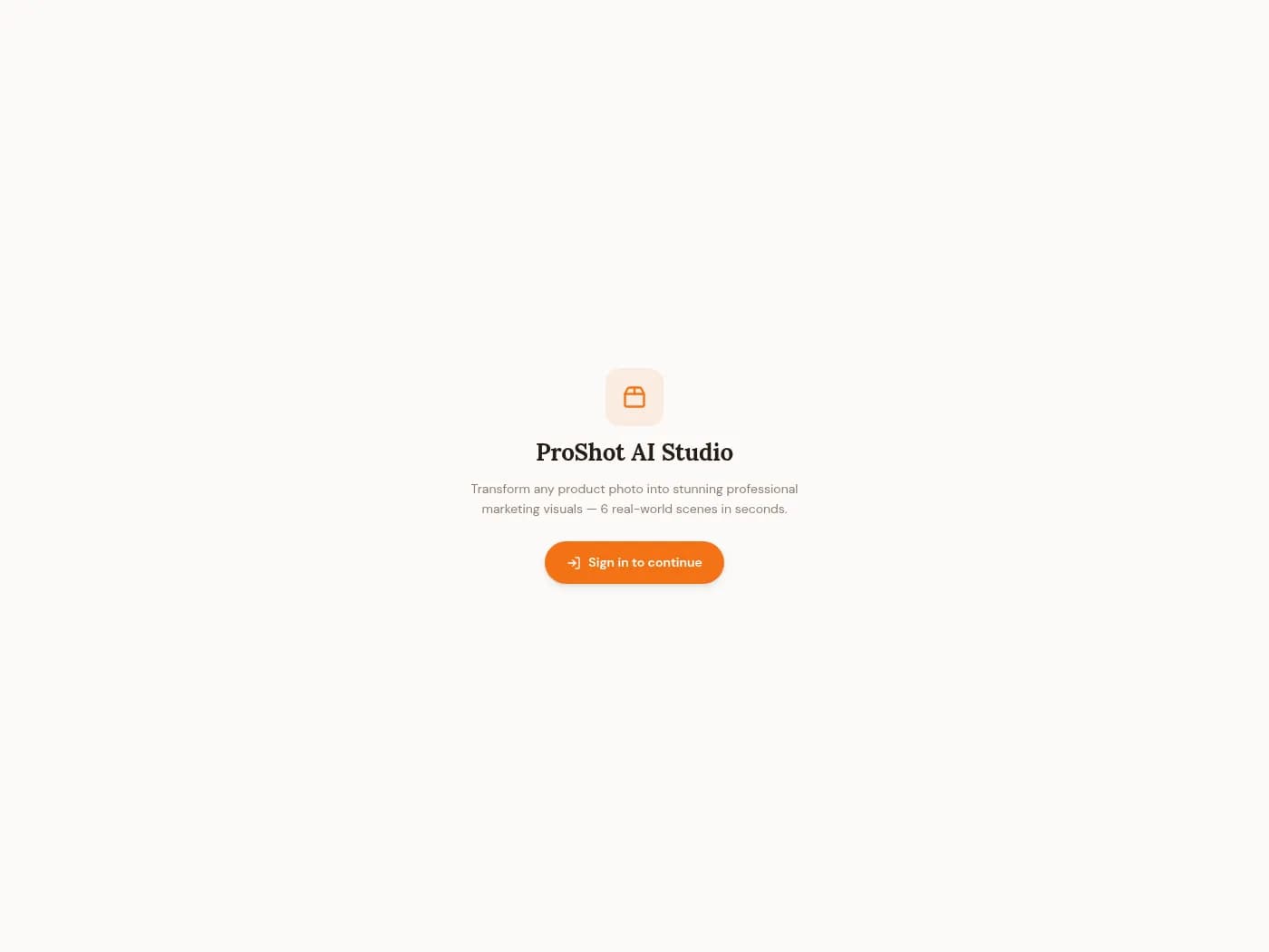 ProShot AI Studio