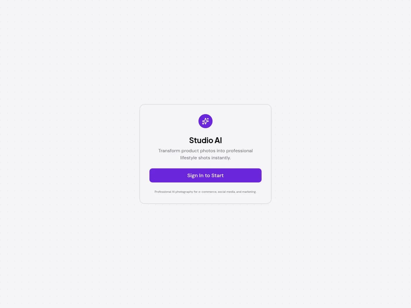 AI Product Photo Studio