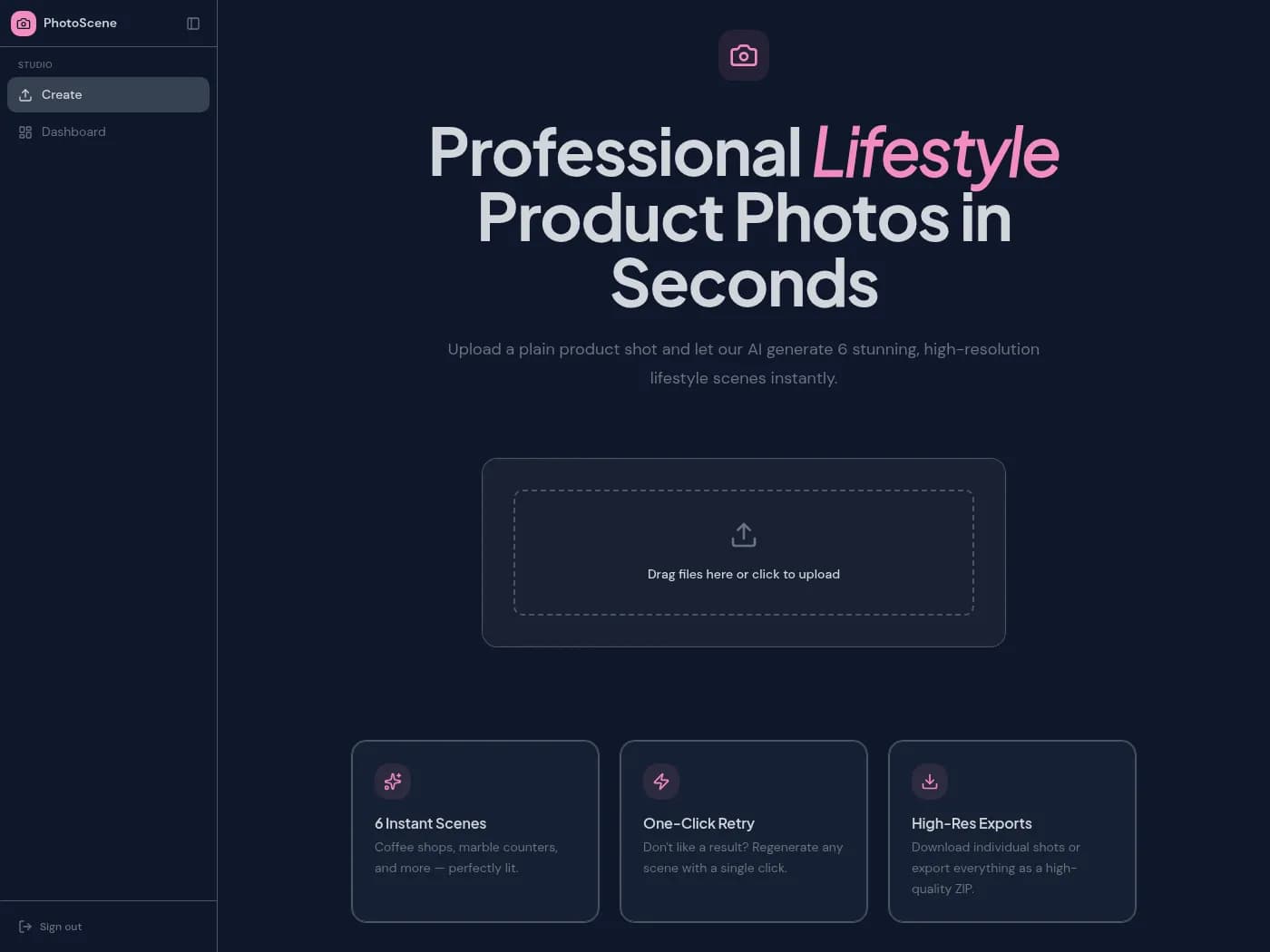 AI PhotoScene Studio