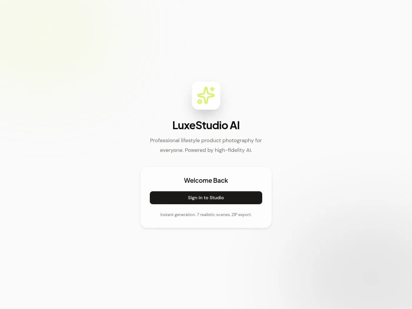 AI Lifestyle Photo Studio