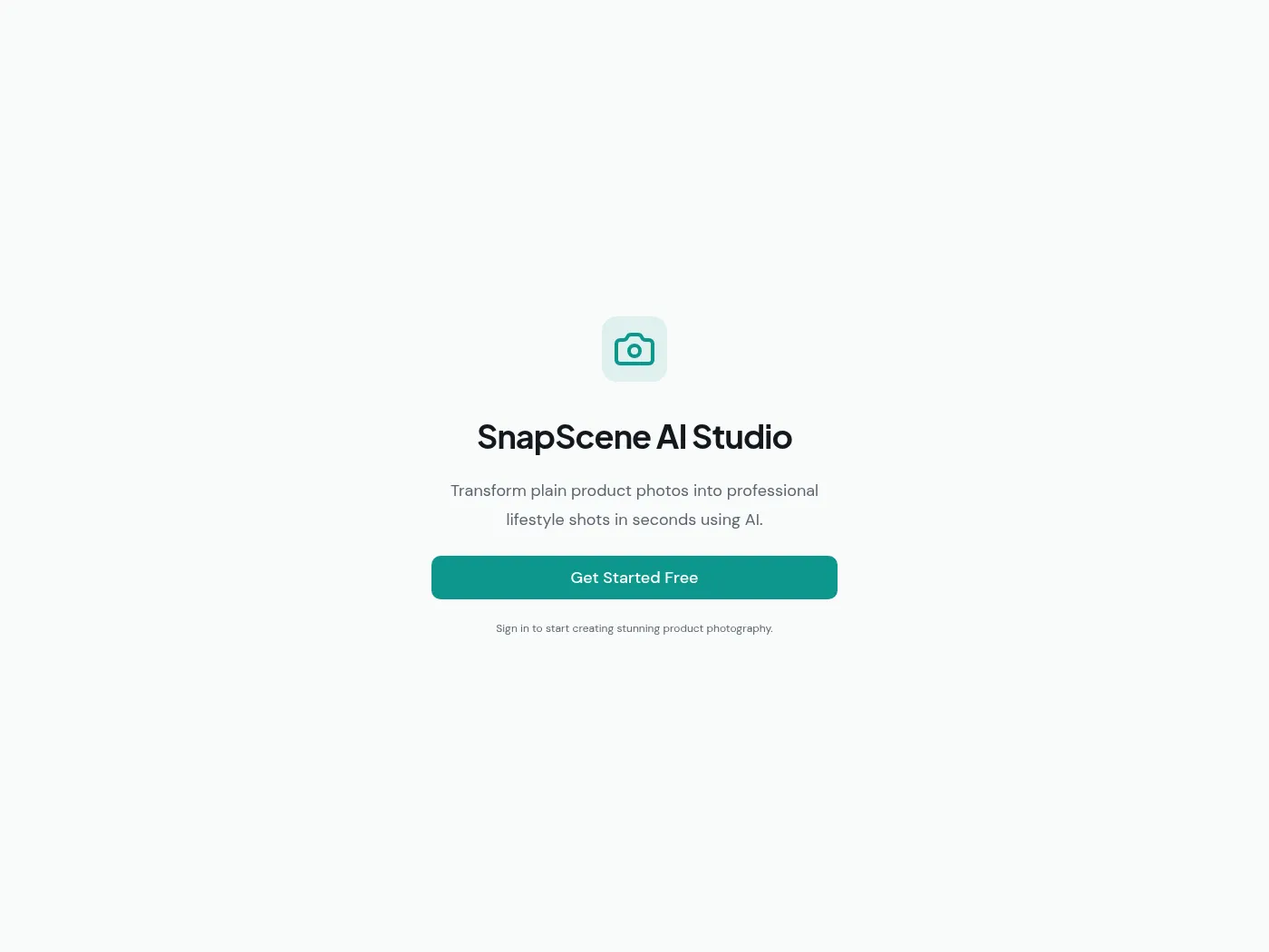 SnapScene AI Studio