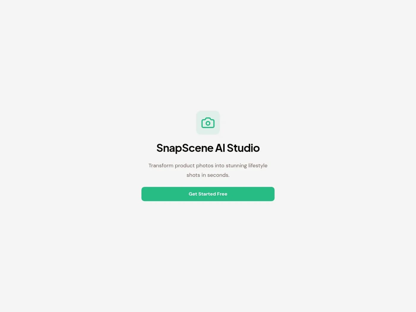 SnapScene AI Studio