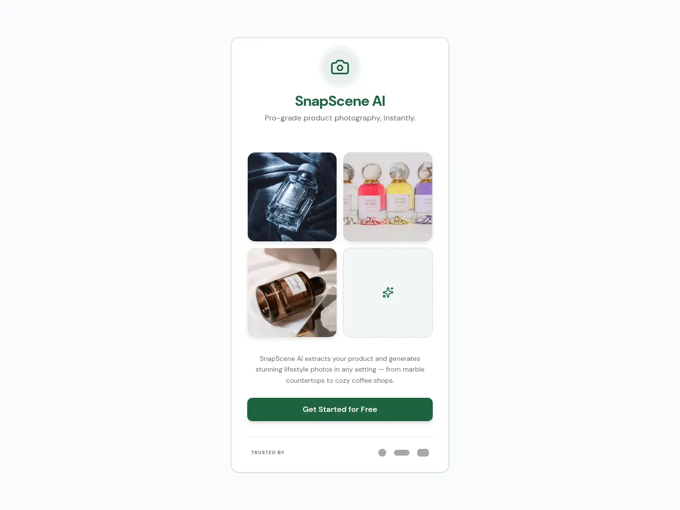SnapScene AI Studio