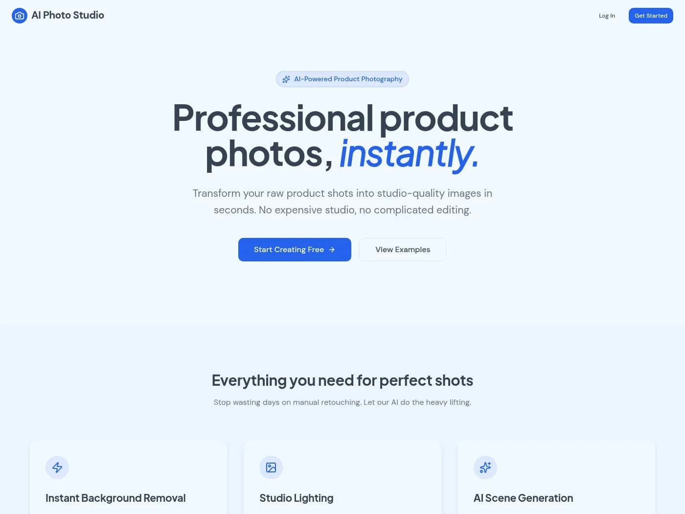 AI Product Photo Studio