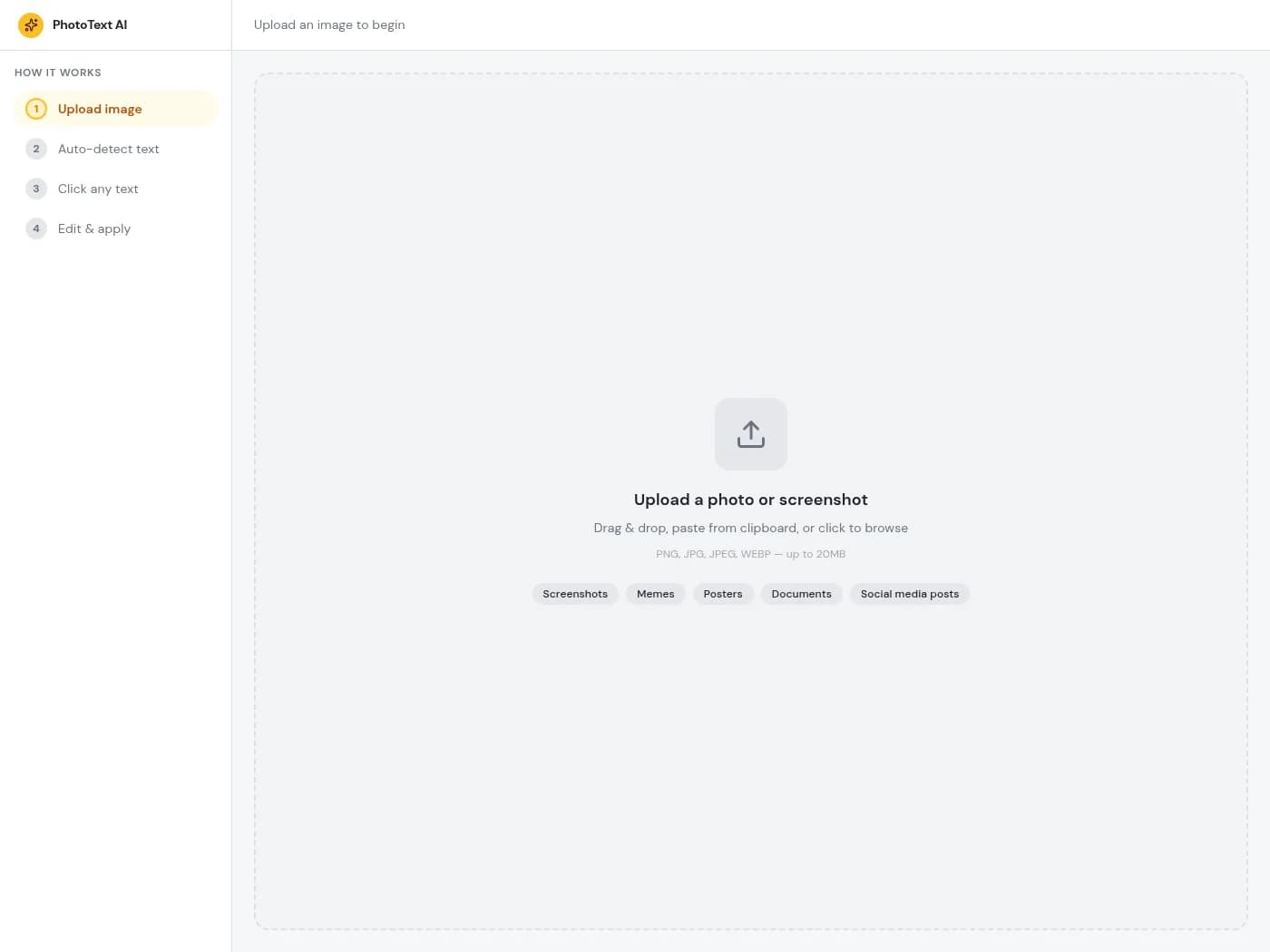 AI Photo Text Editor