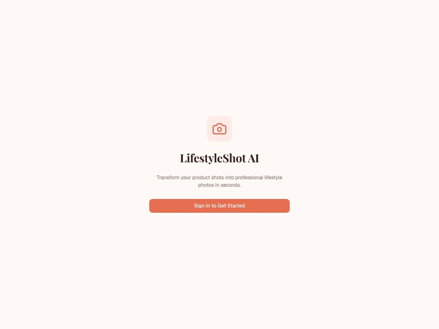 LifestyleShot AI