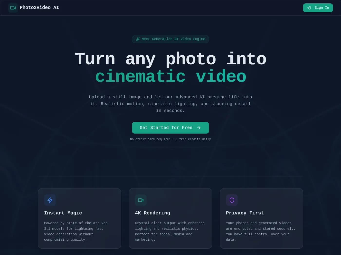 Photo2Video AI