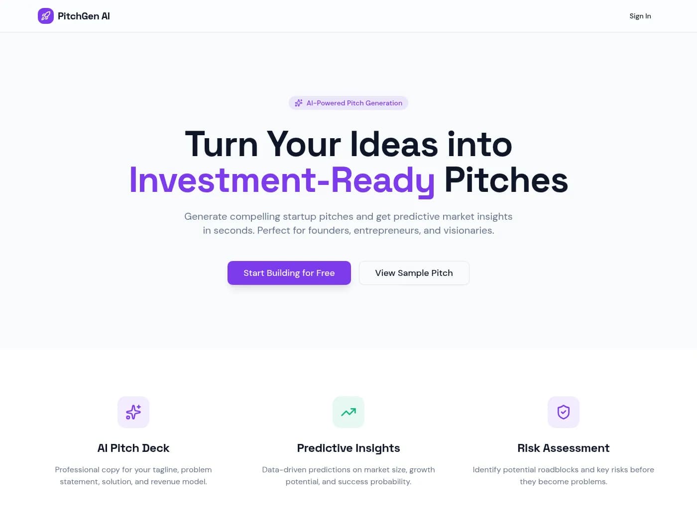 Startup Pitch Generator