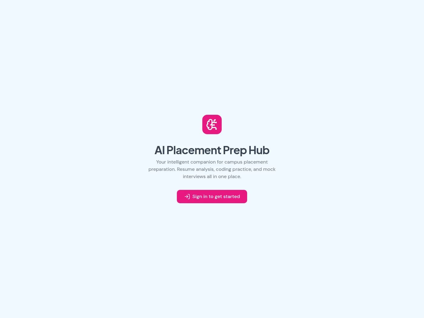 AI Placement Prep Hub