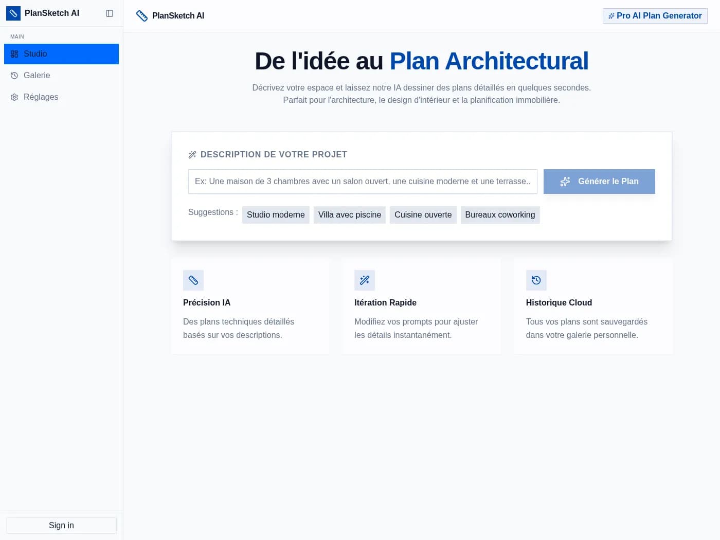 PlanSketch AI