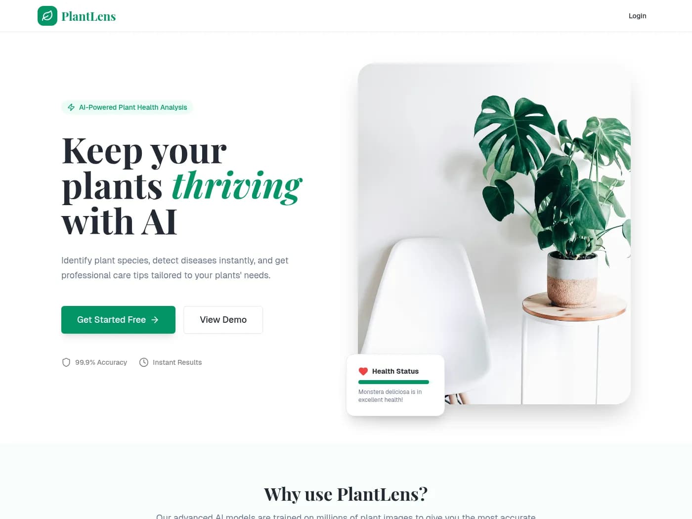 AI Plant Analyzer