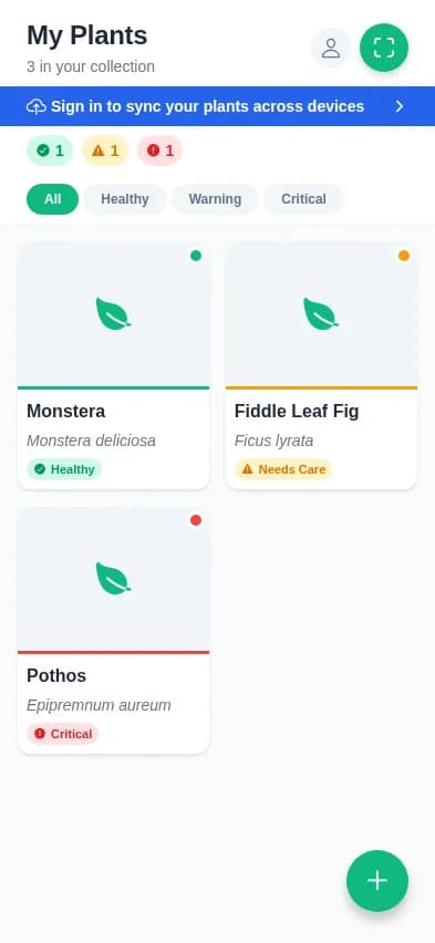 Plant Health AI App