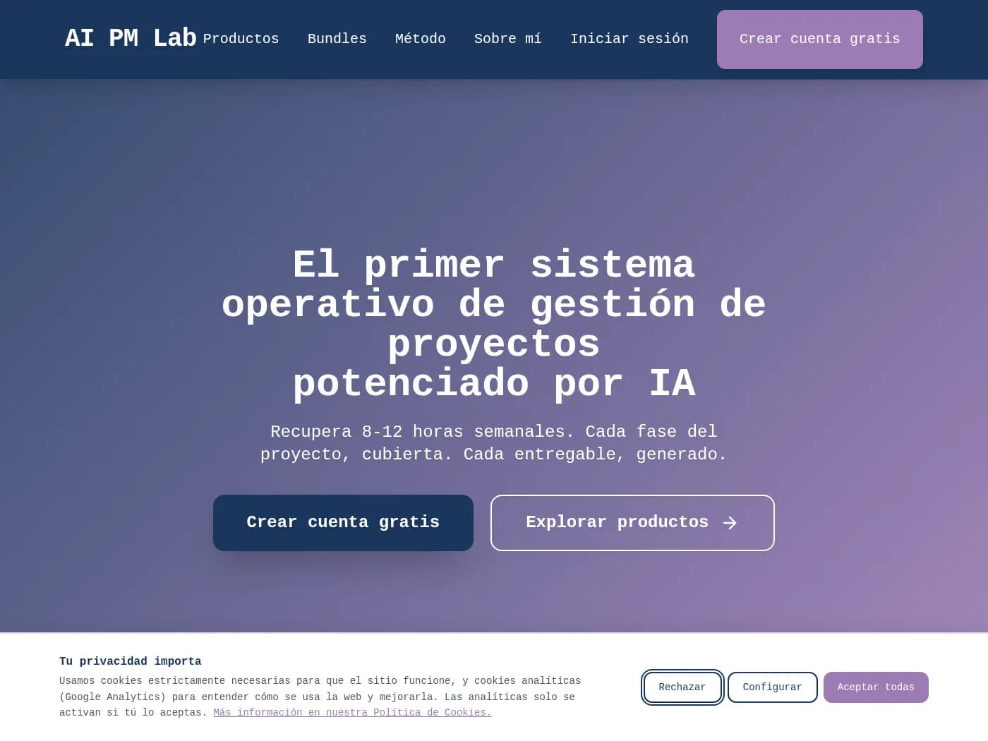 AI PM LAB Platform
