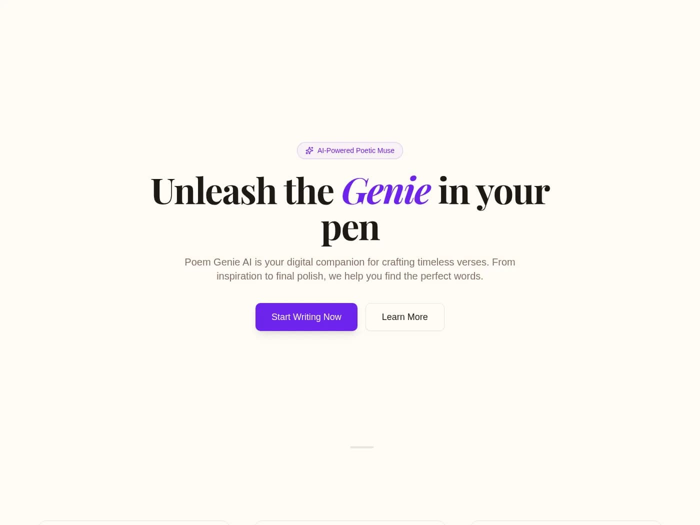 Poem Genie AI