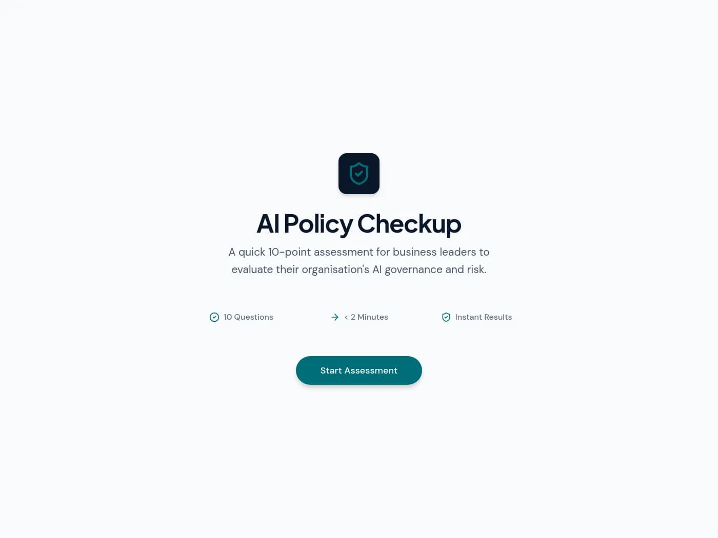 AI Policy Checkup