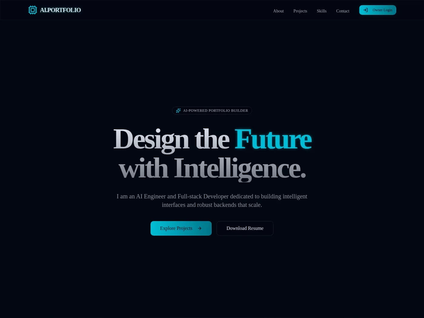 AI Portfolio Showcase
