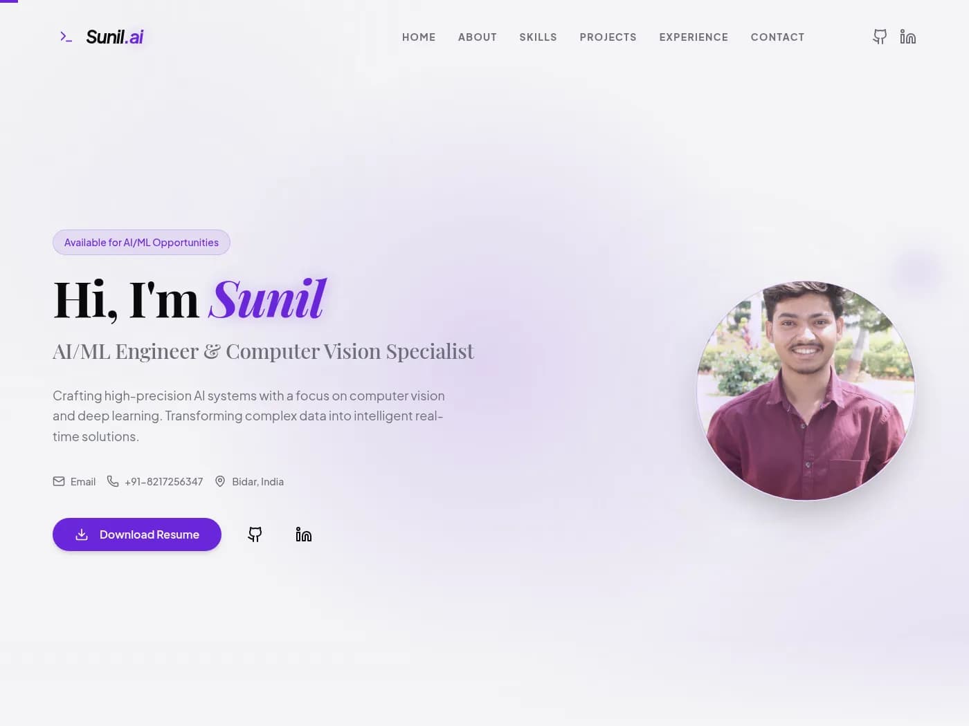 AIPortfolio Sunil