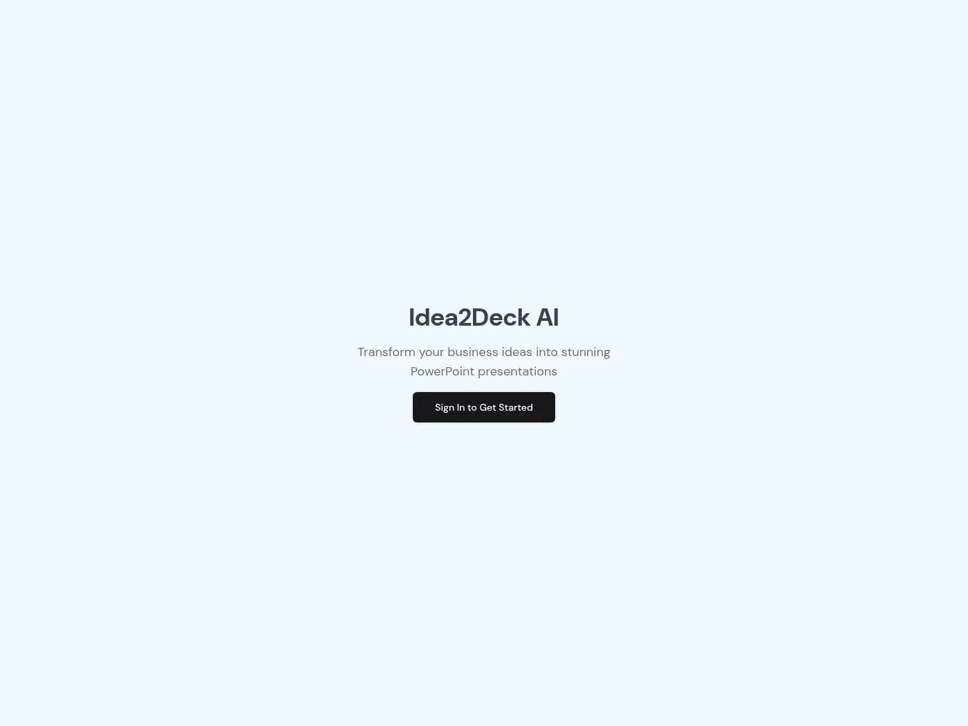 Idea2Deck AI