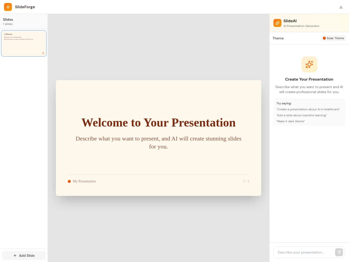 AI Presentation Maker