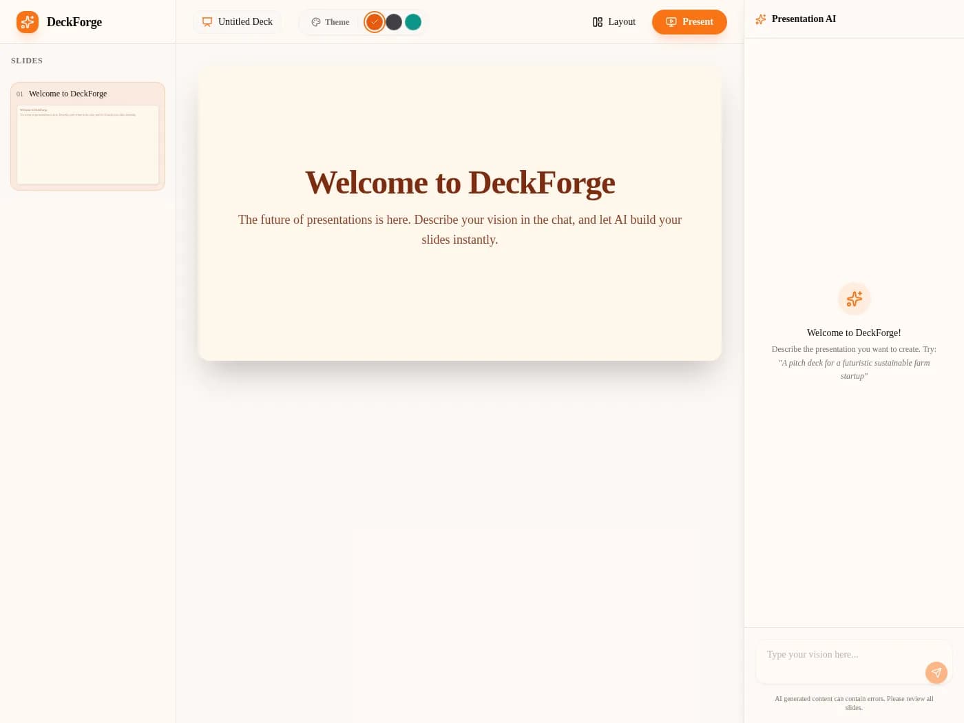 AI PowerPoint Maker