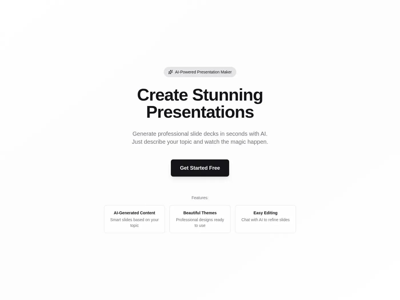 AI PPT Maker