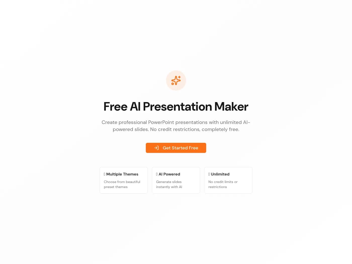 Free AI Presentation Maker