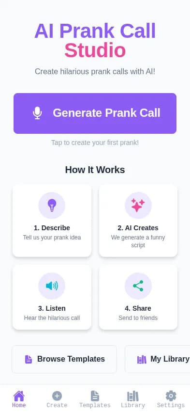 AI Prank Call Studio