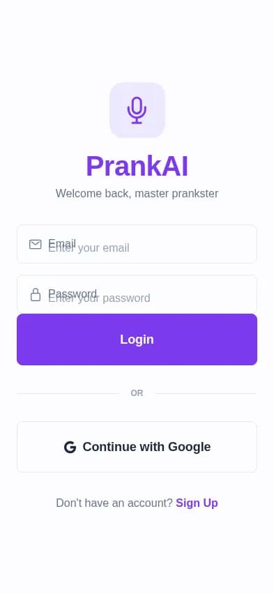 AI Prank Call Generator