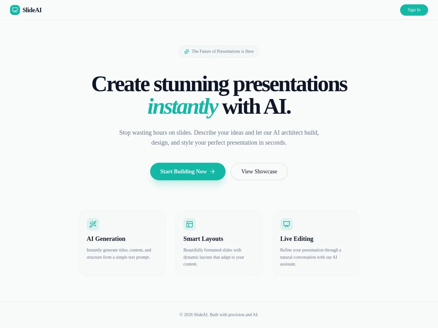 AI Presentation Builder