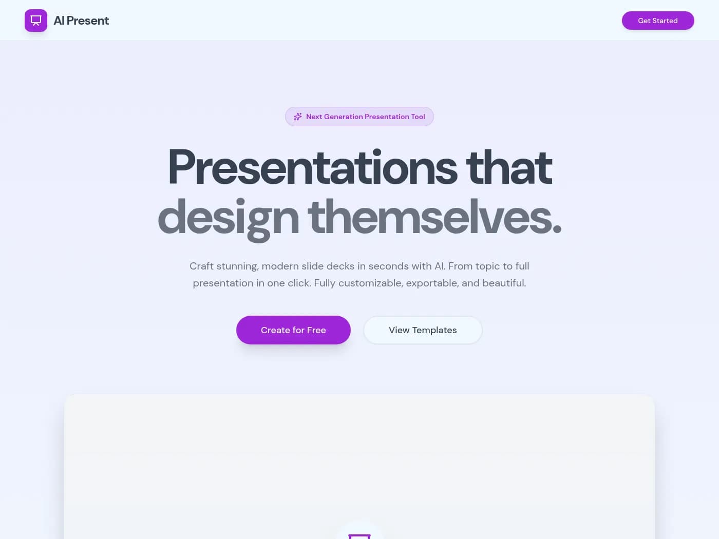 AI Presentation Builder