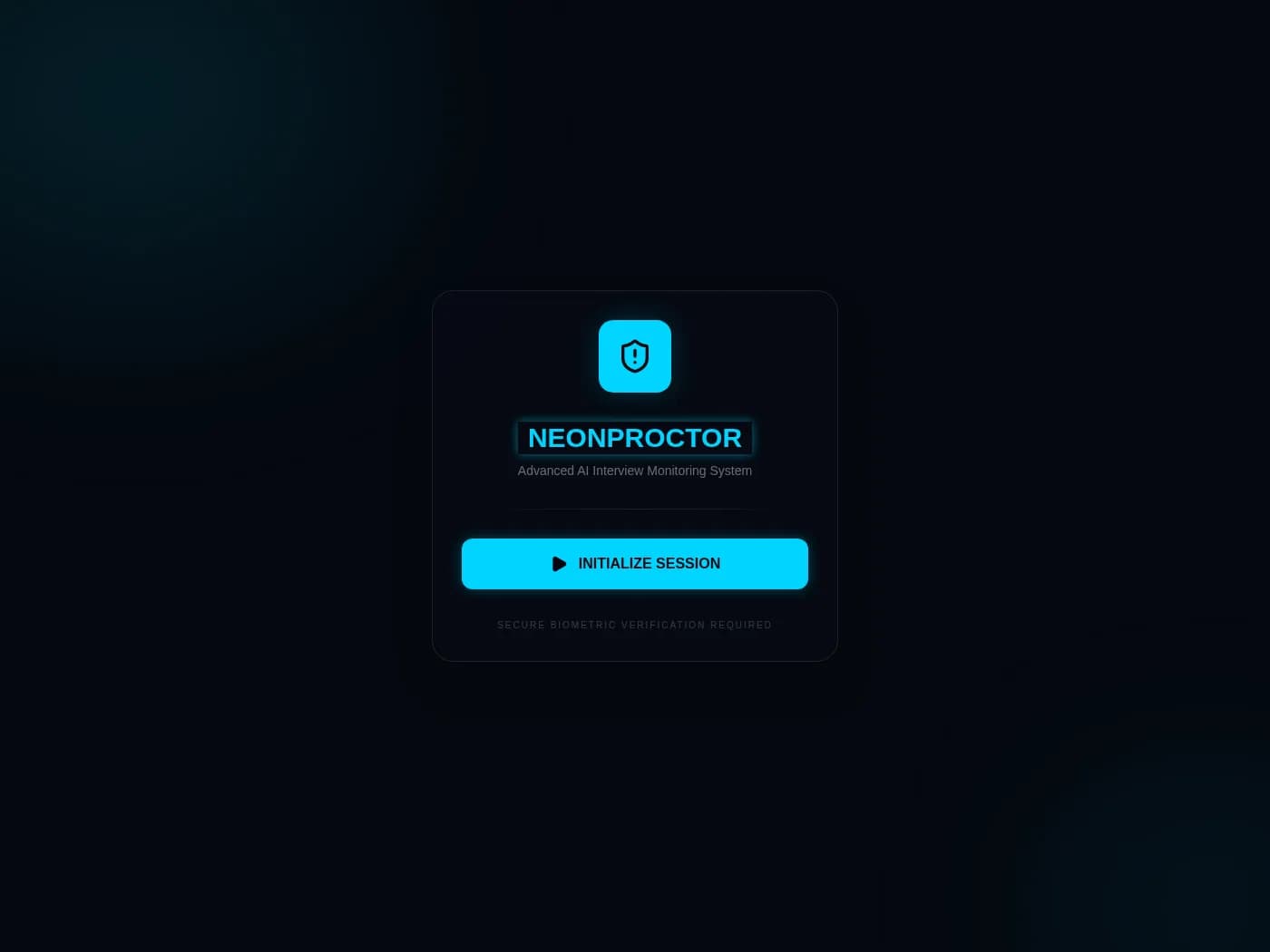 NeonInterview Proctor UI