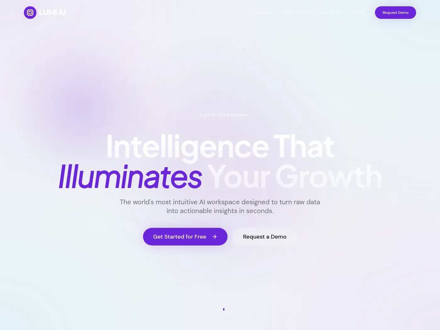 Lumi AI Landing