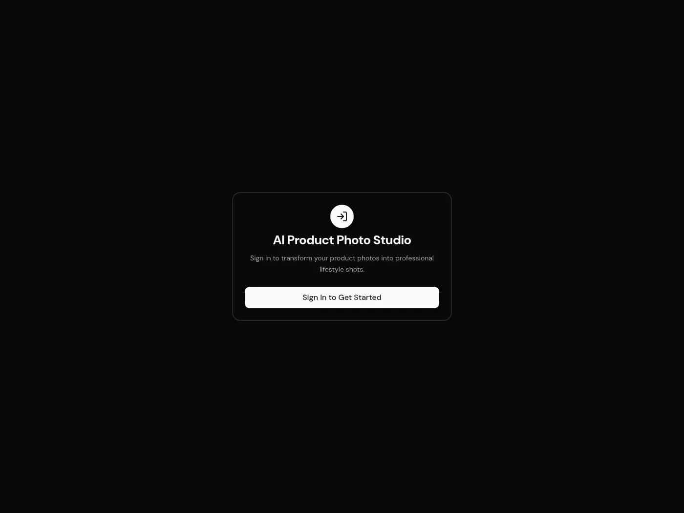AI Product Photo Studio