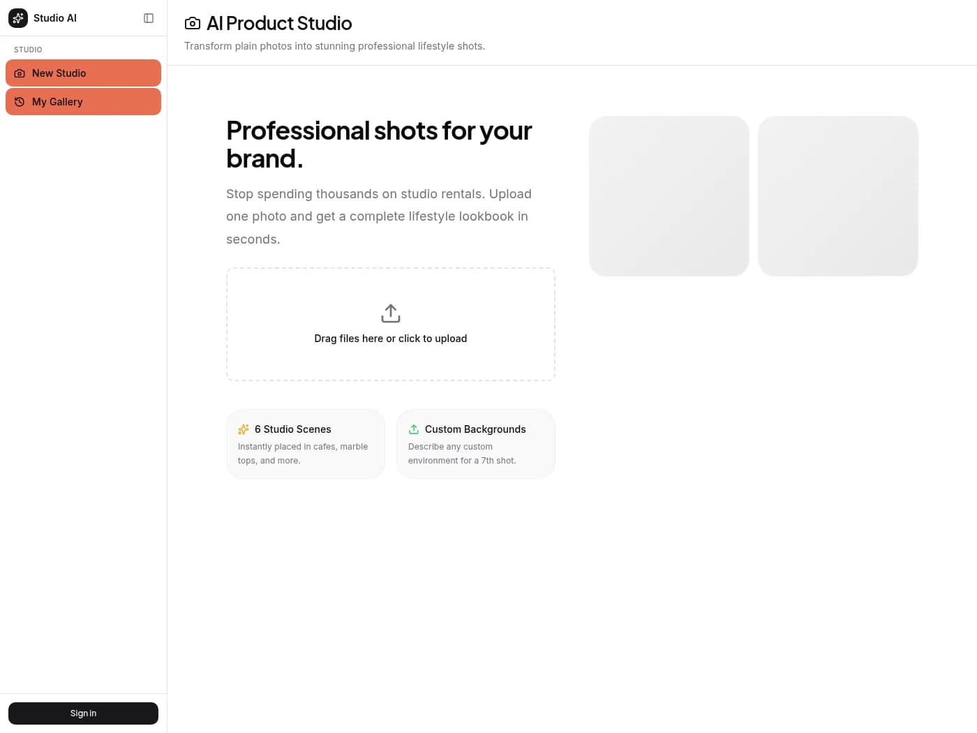 Lifestyle AI Product Shots