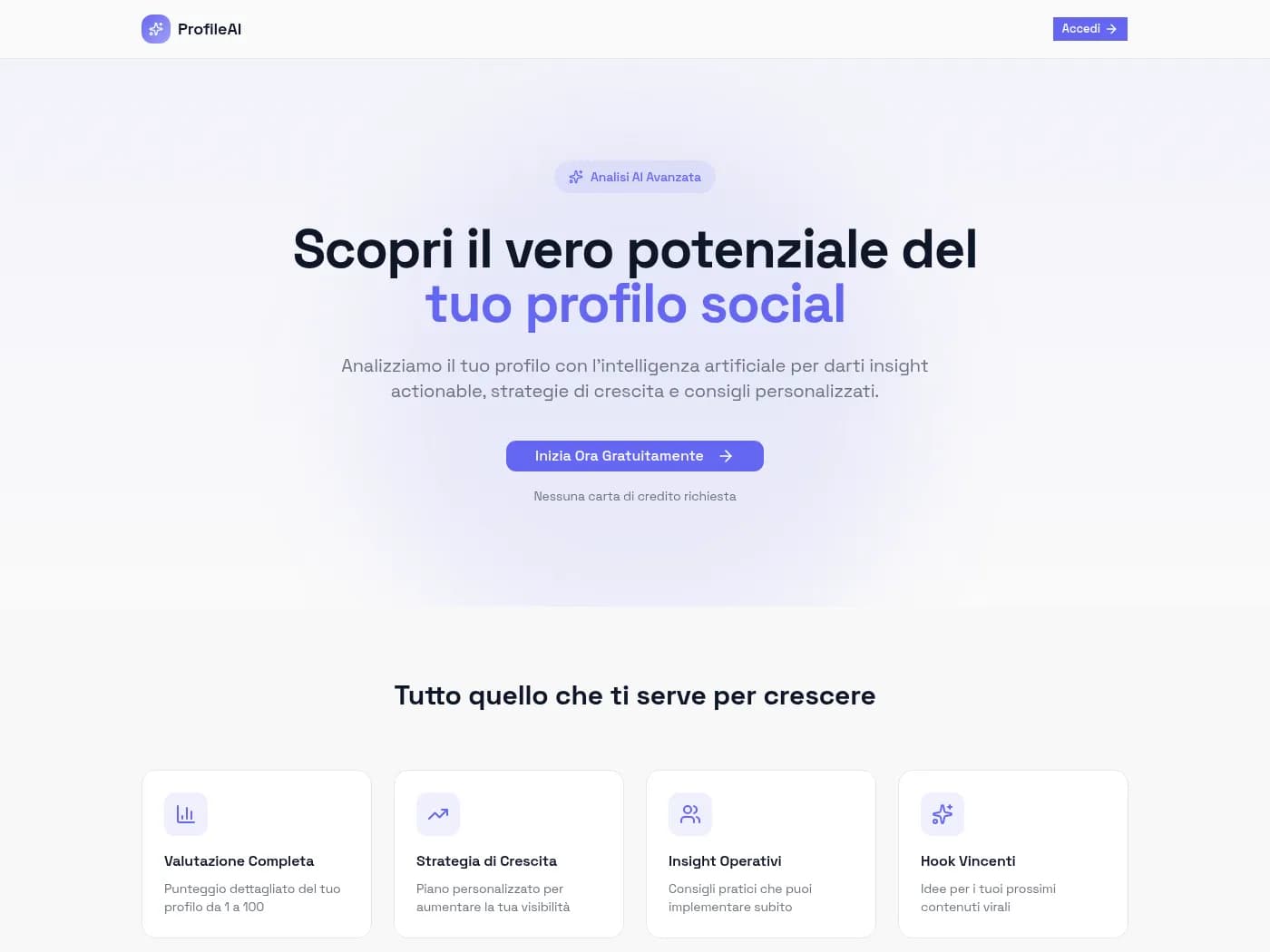 AI Social Profile Analyzer