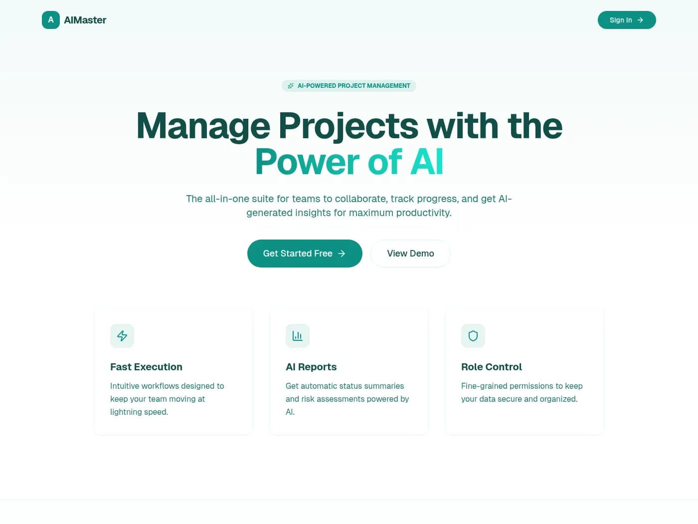 AIMaster Project Suite