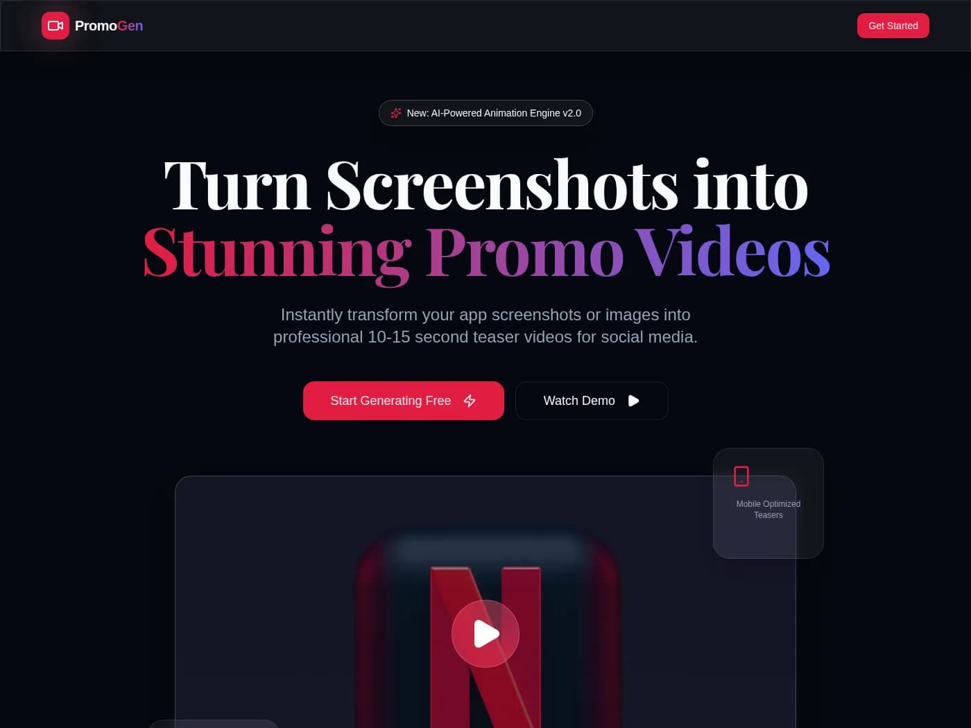 PromoGen Video Maker