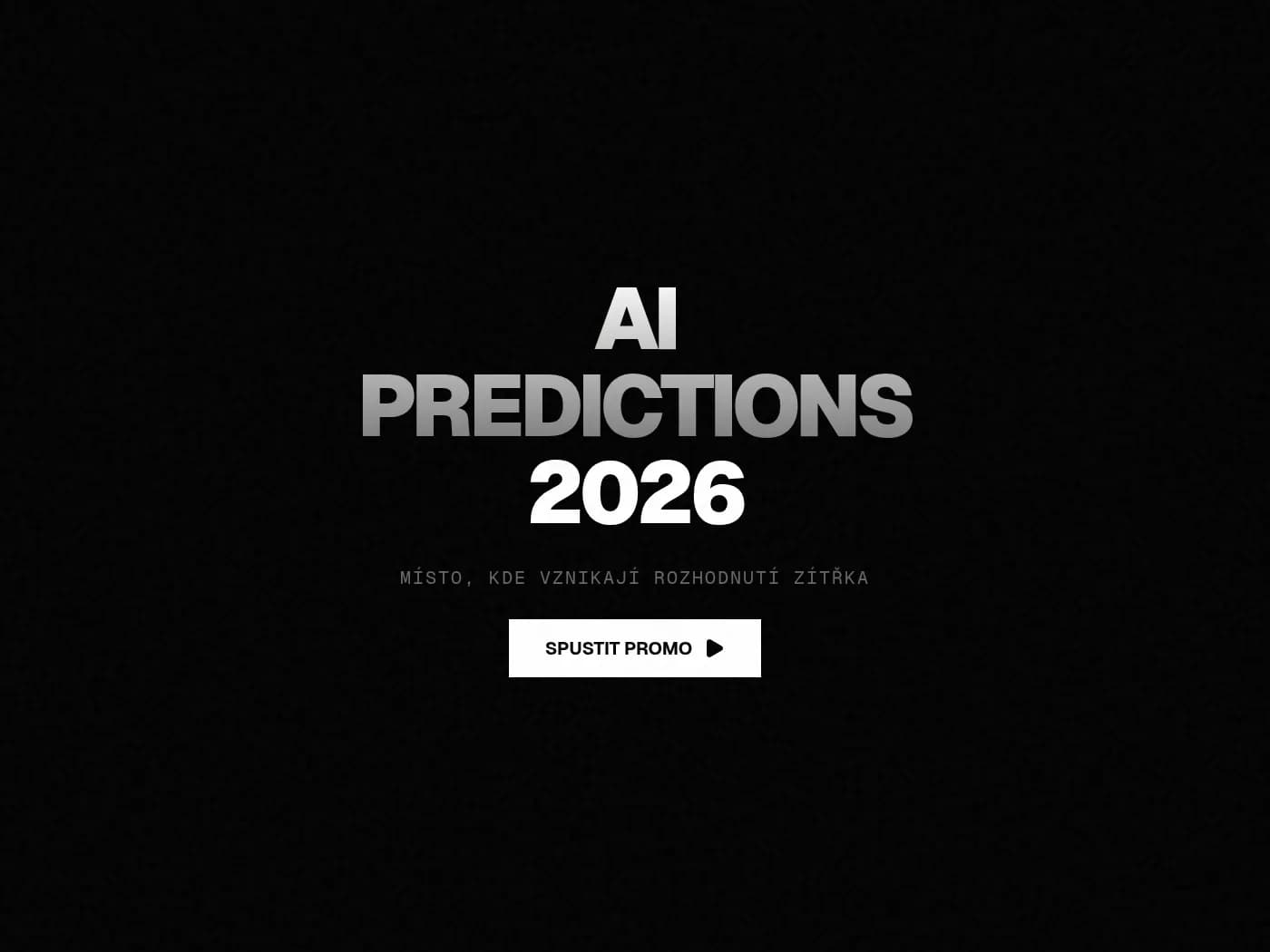 AI Predictions Promo Video