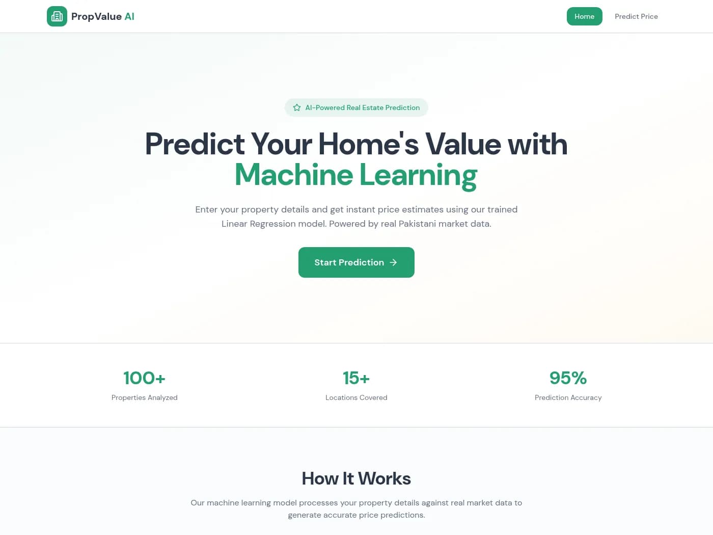 PropValue AI Predictor