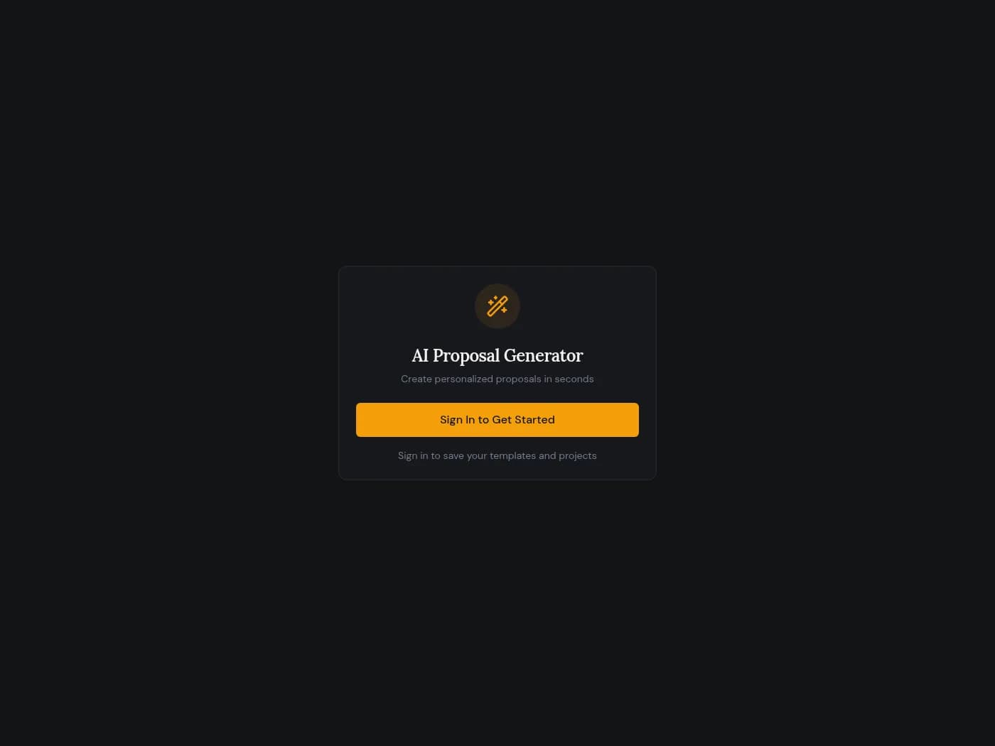 AI Proposal Generator