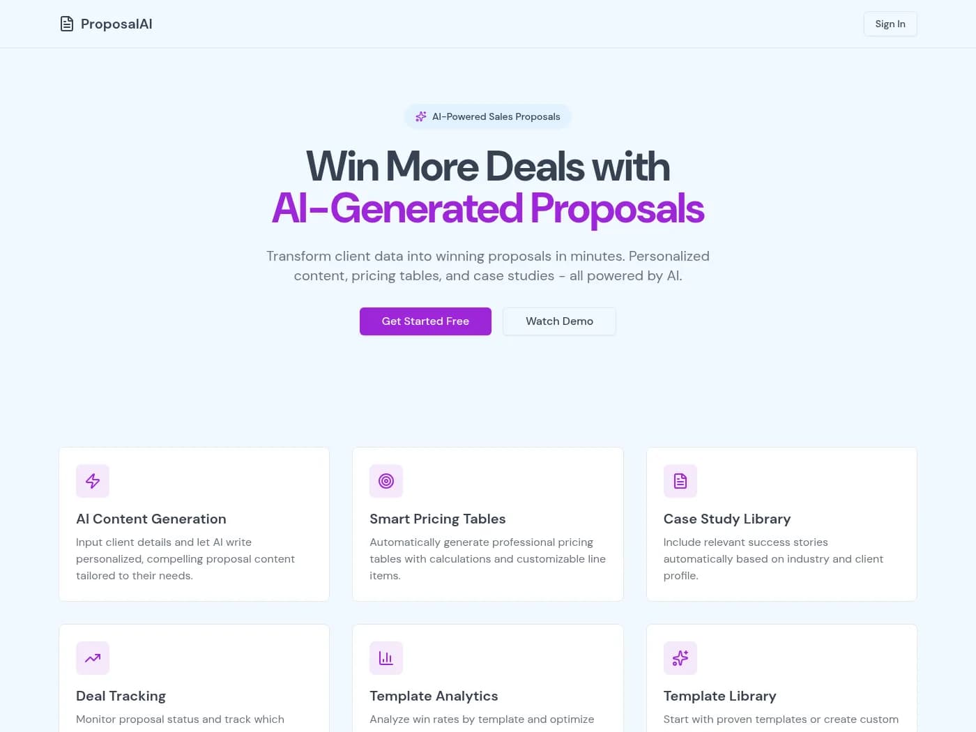 AI Proposal Generator