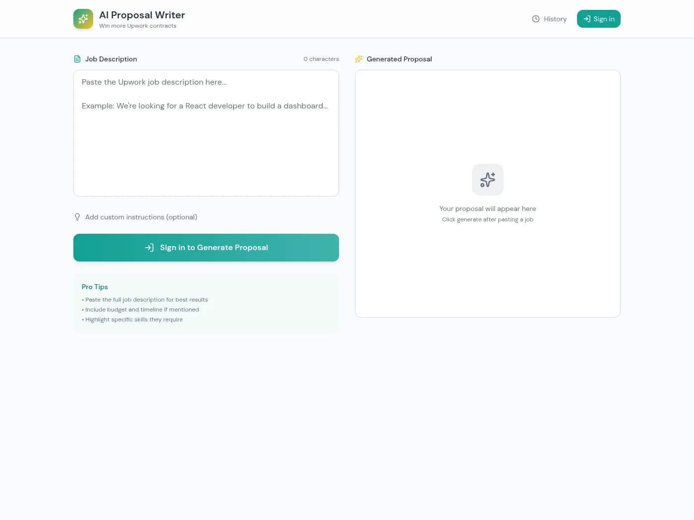 AI Proposal Writer
