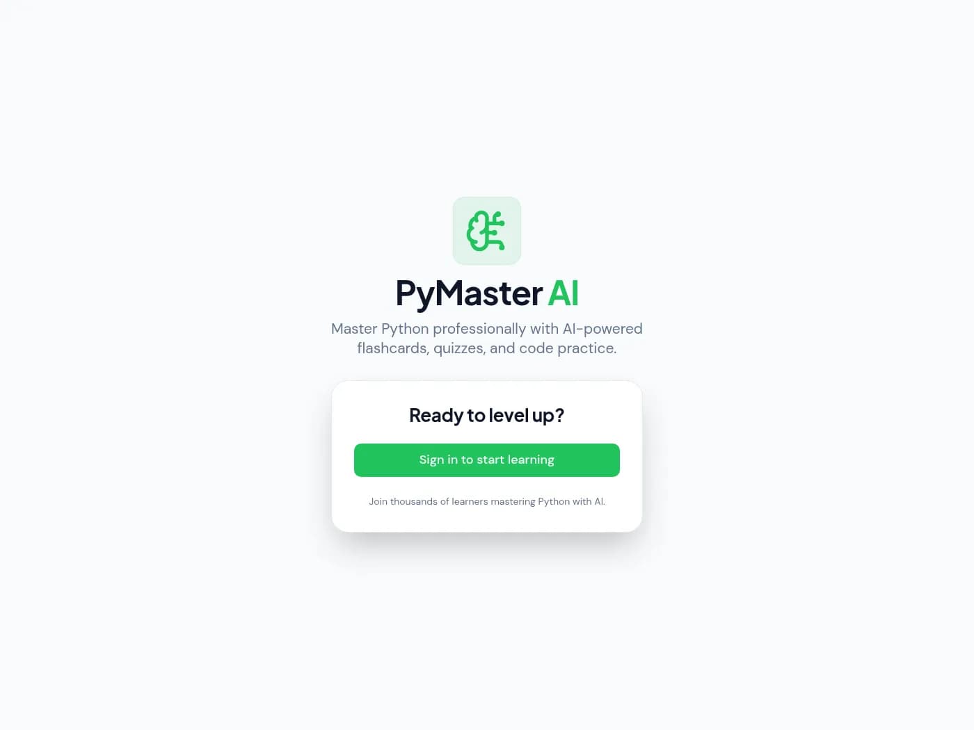 PyMaster AI Study App