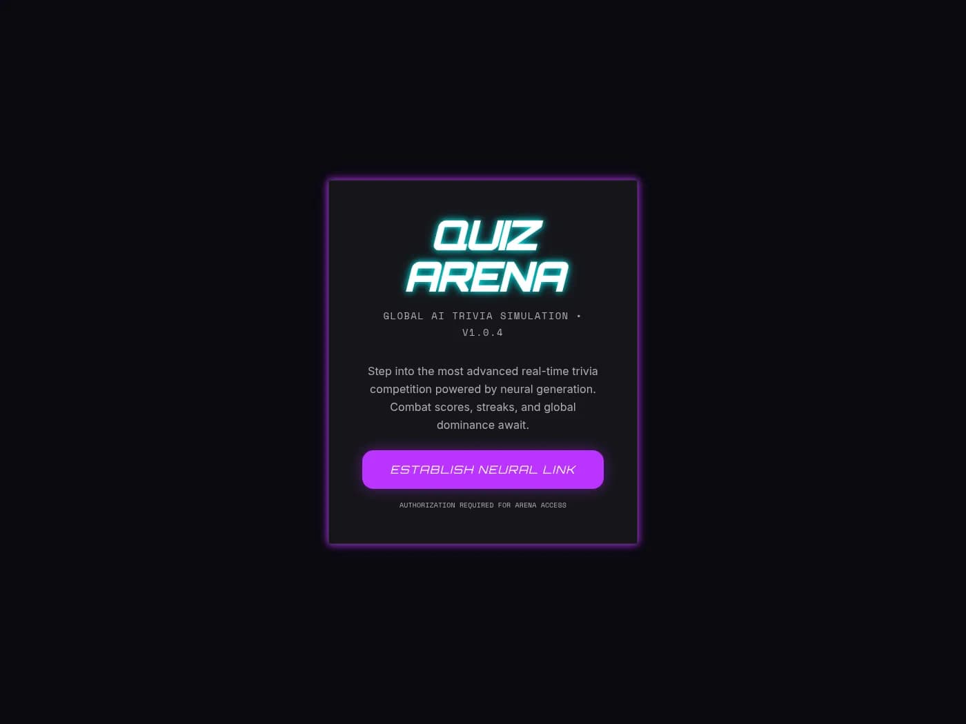 AI Quiz Arena