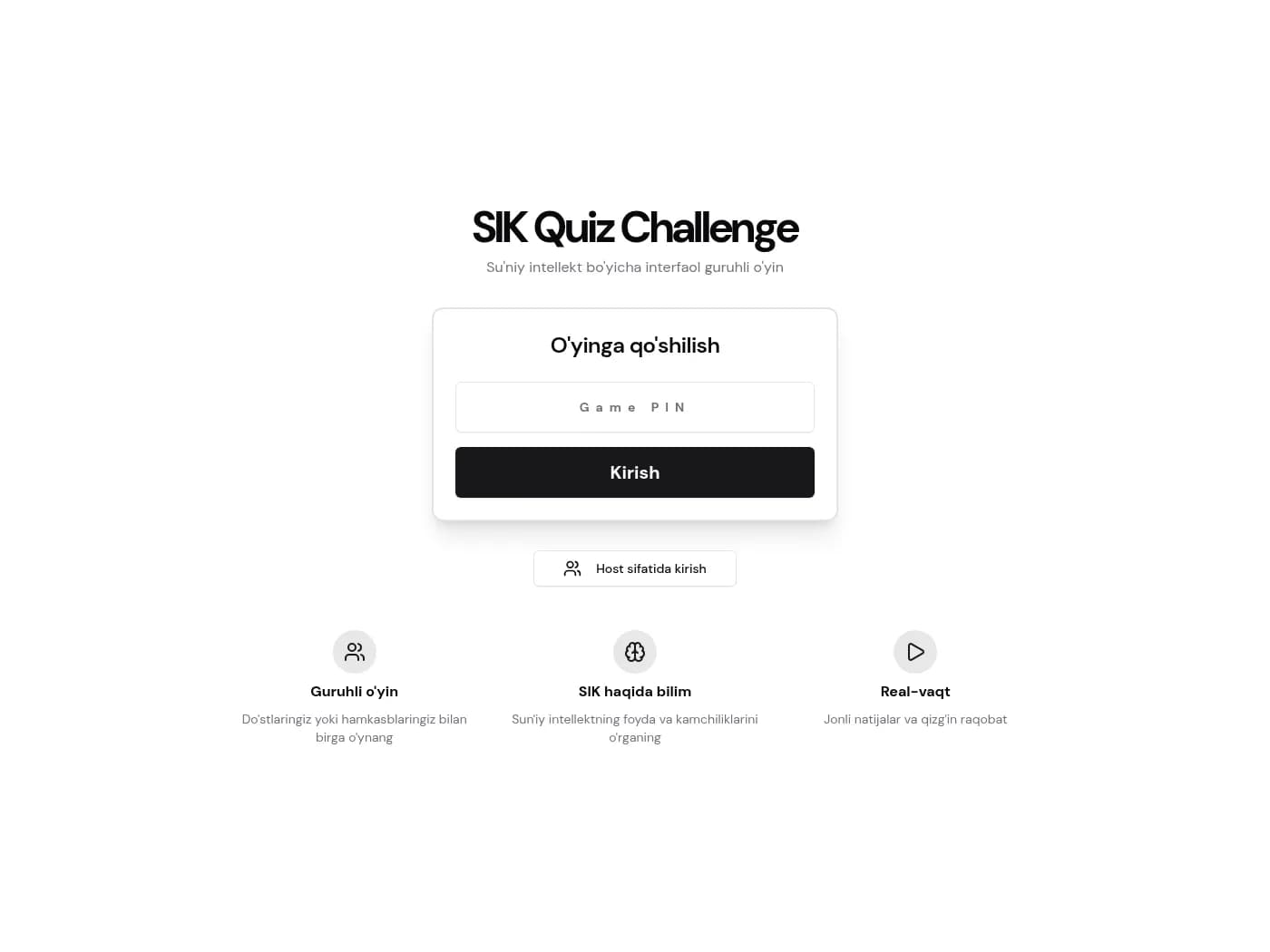 AI Quiz Challenge